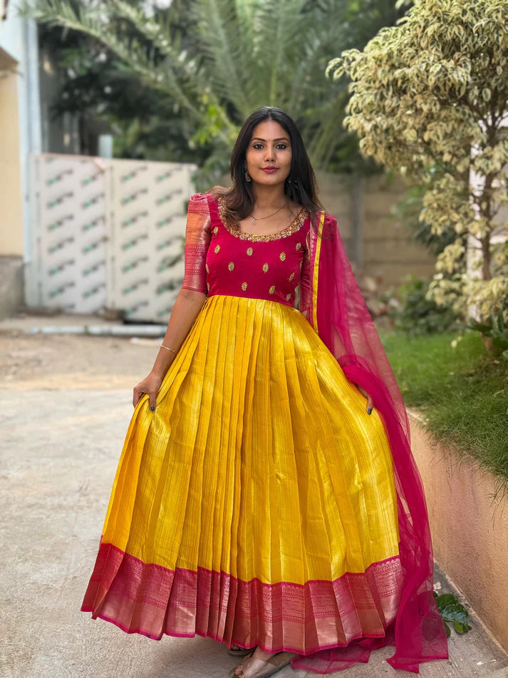 Radhika Yellow – Sharikaclothing